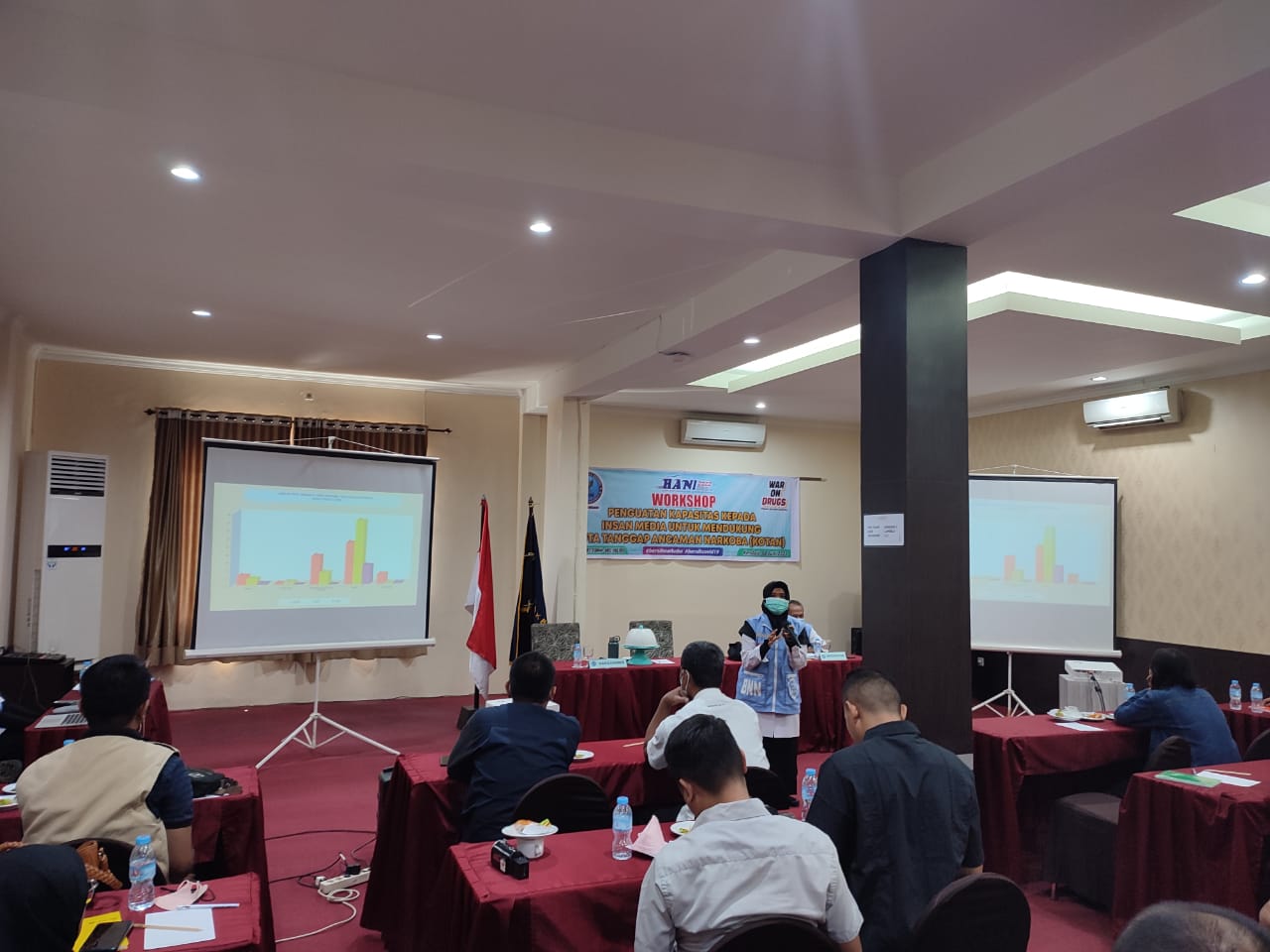 BNNP Kota Kendari Minta Dukungan Jurnalis dalam Pemberantasan Narkoba - telisik.id