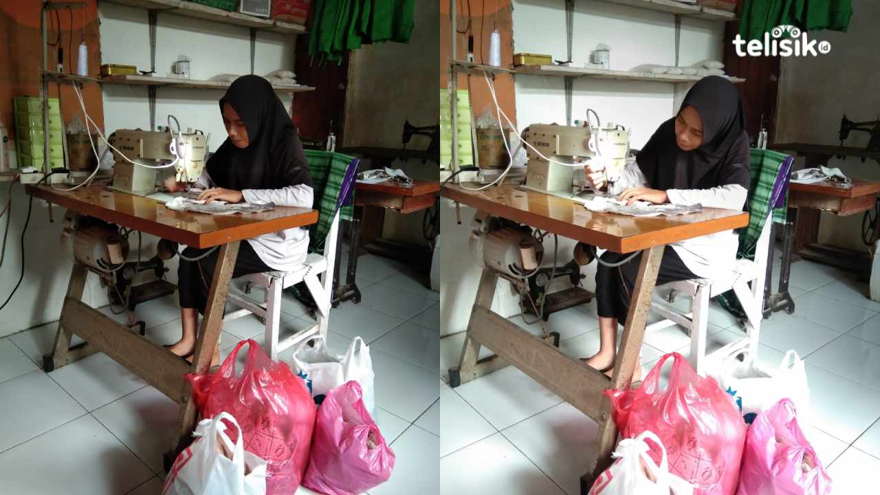 Hingga H-1 Lebaran Para Penjahit Terus Kebanjiran Order - telisik.id