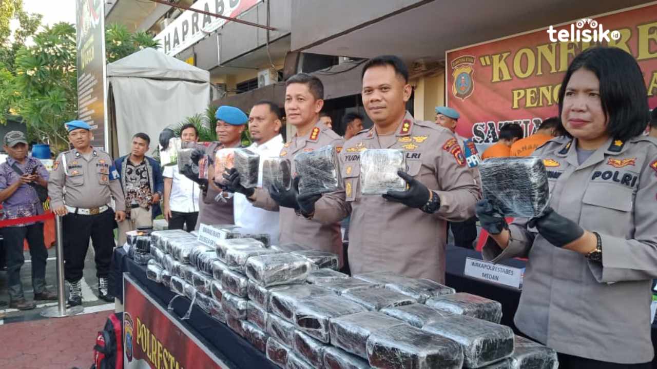Polisi Kejar-kejaran dengan Kurir Narkoba di Sumatera Utara - telisik.id