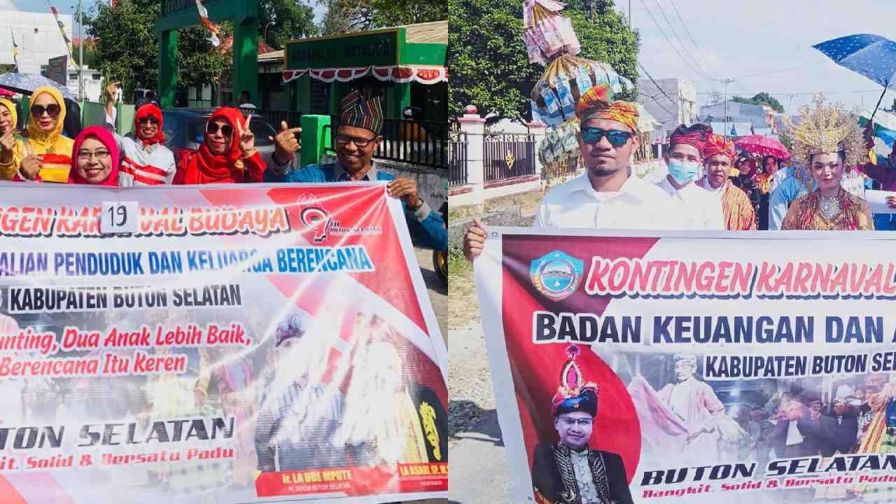 Karnaval Budaya Meriahkan Perayaan HUT ke-9 Kabupaten Buton Selatan ...