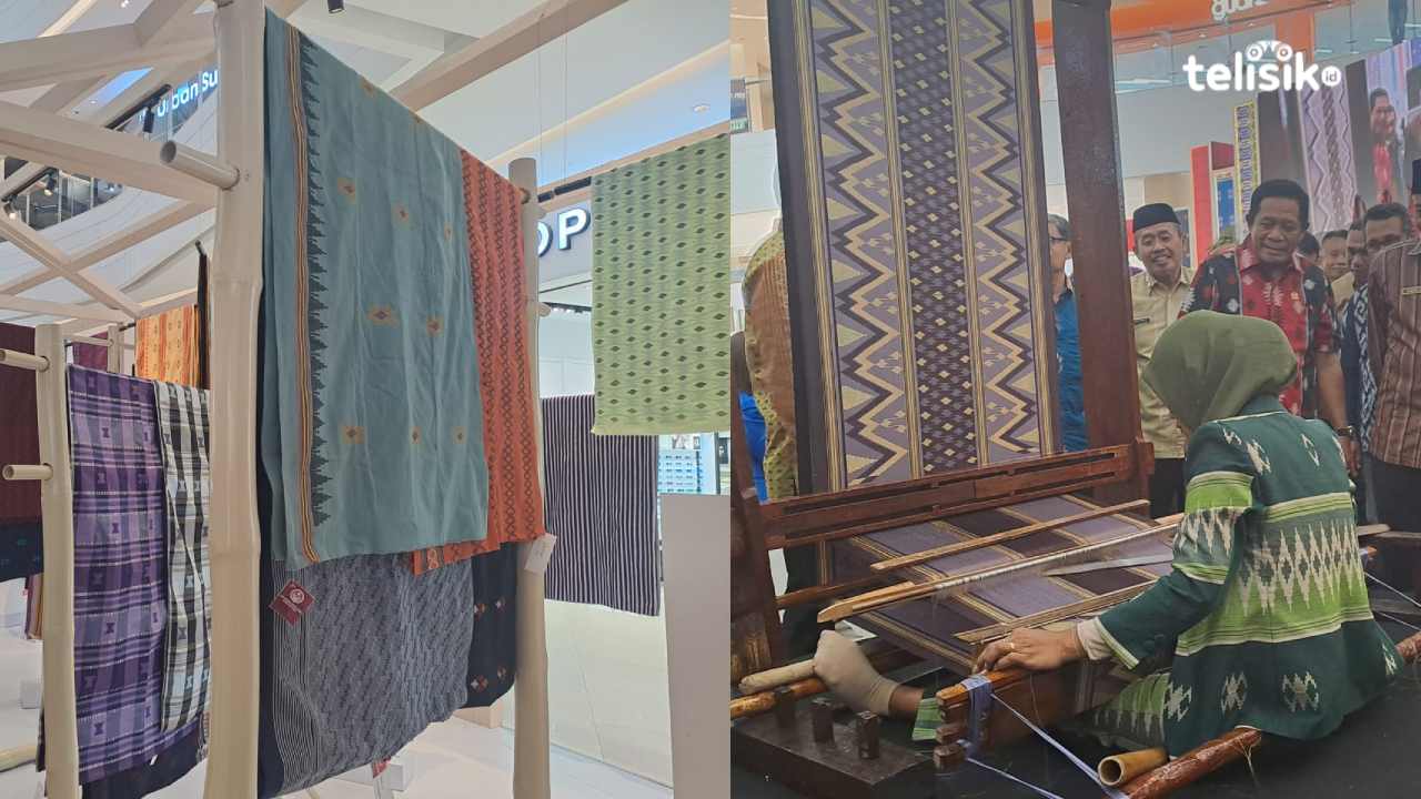Kain Tenun Khas Buton Tengah Dipamer pada BBI BBWI Sulawesi Tenggara ...