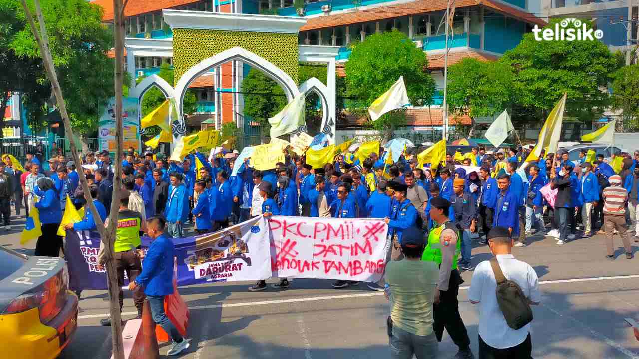 Tata Kelola Pertambangan di Jawa Timur Dinilai Amburadul, PMII Demo ...