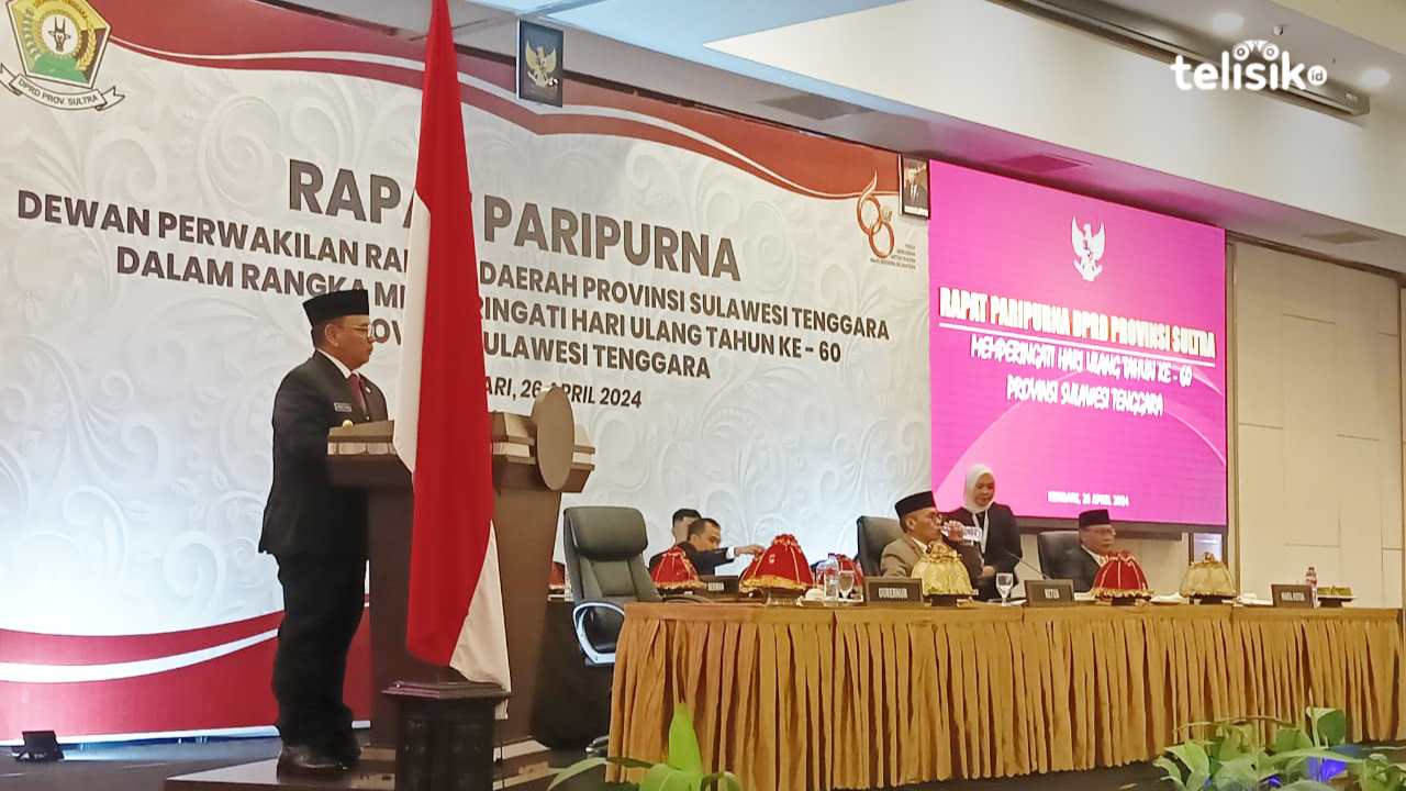 DPRD Sulawesi Tenggara Gelar Paripurna Peringatan HUT ke-60 - telisik.id
