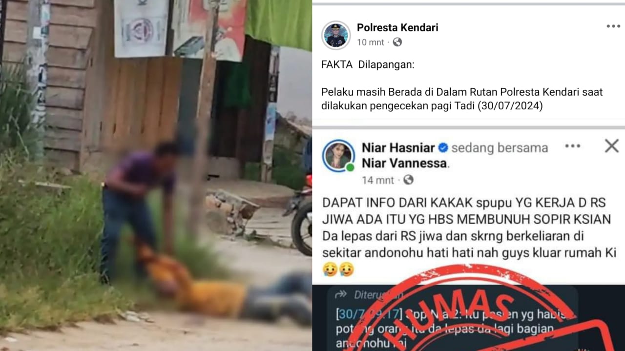 Pelaku ODGJ Bunuh Sopir Taksi Online di Kendari Diduga Berkeliaran, Begini Penjelasannya ...