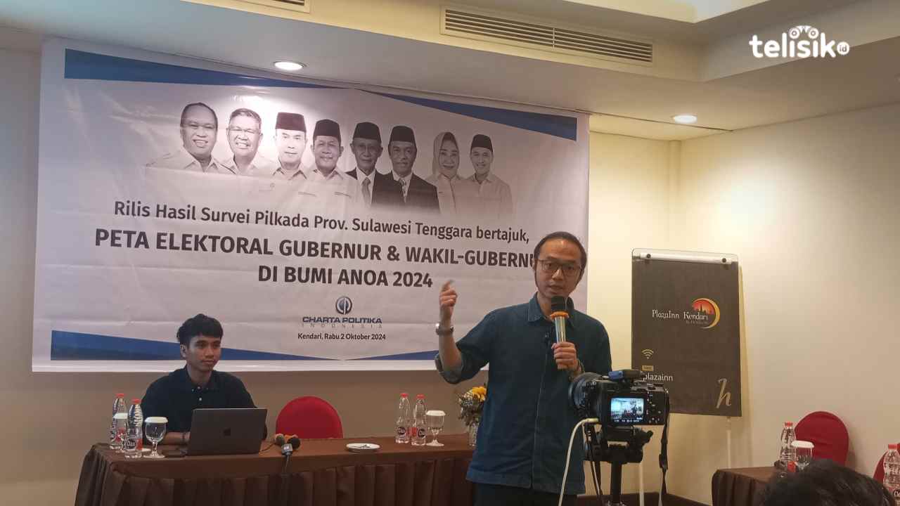 Hasil Survei Charta Politika: ASR - Hugua Unggul Elektabilitas 33,2 Persen di Pilgub Sultra 2024 ...