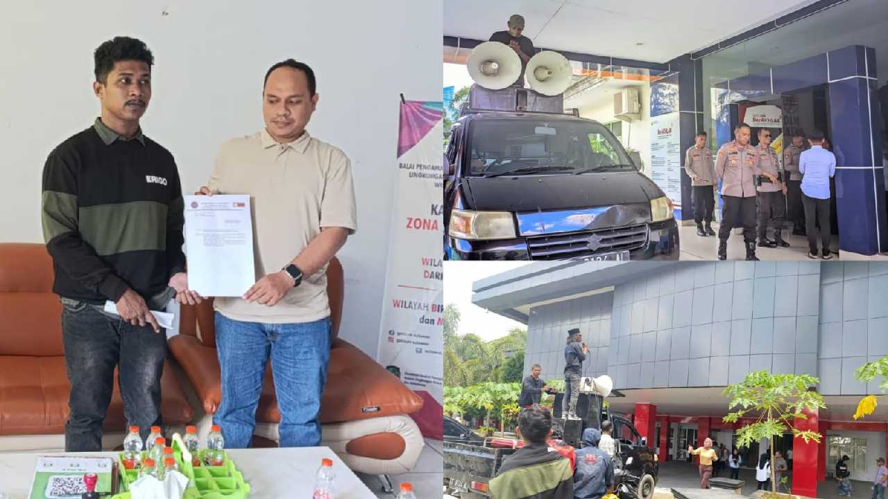 Mahasiswa Laporkan PT TBS ke Polda dan DPRD Sultra Dugaan Pencemaran Lingkungan - telisik.id